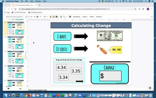 Calculating Change REAL pictures Google Slides Money Math | TPT