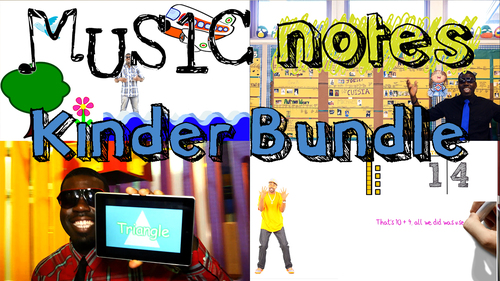 Kindergarten Music Video Bundle by Music Notes | TpT