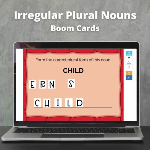 Irregular Plural Nouns Exercise by The ESL Educator | TPT