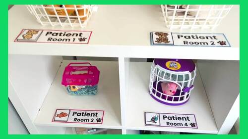 Dramatic Play Vet Clinic by ClubbhouseKids | TPT