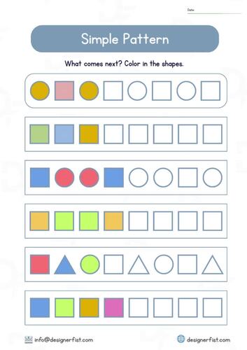 Autism Color In The Shapes For Childs. by Inclusive Learning Support