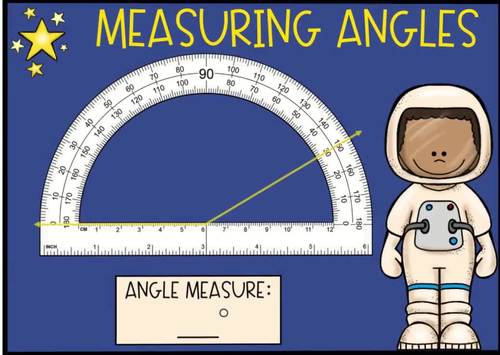Measuring Angles with a Protractor Boom Cards - 4th Grade Digital Activity