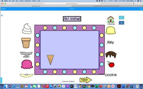 Make an Ice Cream Sundae Interactive Articulation Speech Boom Cards™
