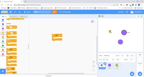 Block Coding - Snake Game PowerPoint part 1 by Roger Quinn | TpT