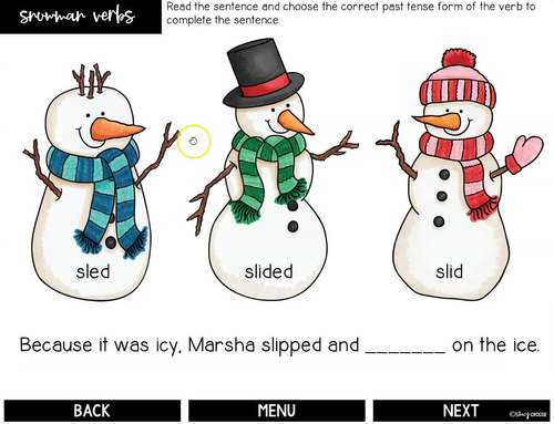 Winter Speech and Language Activities No Print Interactive PDF Speech ...