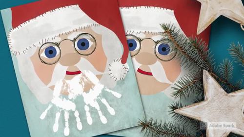 Christmas Reindeer Handprint Craft by Forever June Digital Design