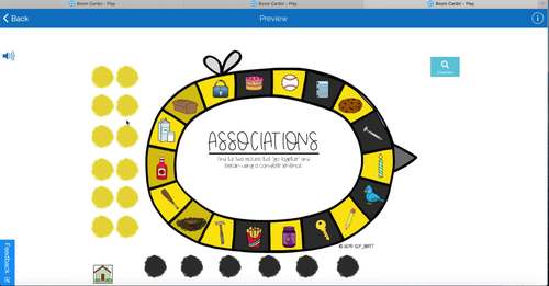 SPRING BEE (BUG, INSECT) DIGITAL BOOM CARDS, LANGUAGE by SLP Britt