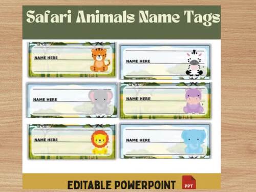 Editable Name Tags Bundle – Classroom Labels in Fun Themes | TPT