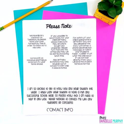 Meet the Teacher Flip Book Open House, Llama Open House Flip Book Template