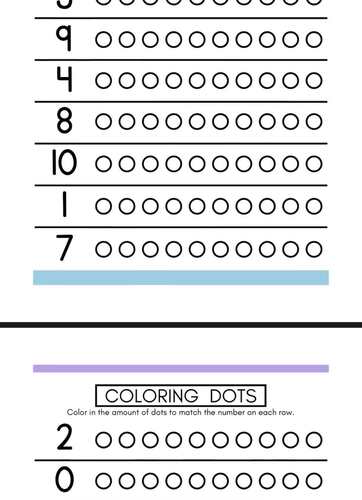 Math Counting Worksheets for Preschool, Kindergarten, First Grade