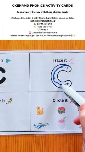CKEHRMD Phonic Sounds Activity Boards, Group 2 Letter Practice, Centers ...
