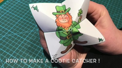 How to Make a Cootie Catcher / Fortune Teller by Chez Chris | TPT