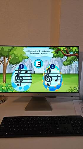 Jurassic Jams Treble Spaces Interactive Elementary Music Activity Game