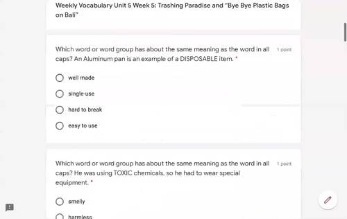 4th Grade MyView Literacy Unit 5 Week 5 Google Forms Quiz Assessment ...