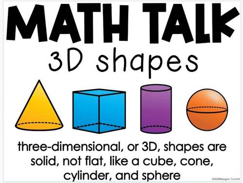Digital Guided Math Kindergarten 2D & 3D Shapes & Solids by Reagan Tunstall