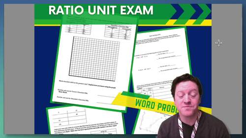 Ratios and Rates: Unit Test by Foiled By Math | TPT