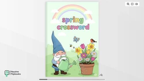 Spring Crossword Puzzle Pack for Kids – Fun Seasonal Vocabulary Activities