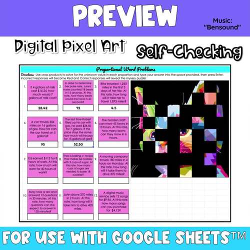 Solving Proportions Word Problems 7th Grade Math Middle School Practice ...