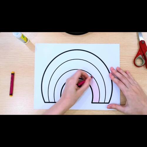 Spring Rainbow Name Craft | Name Recognition | St Patricks Day Bulletin ...