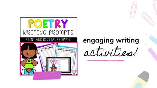 Poetry Writing Poetry Poetry Worksheets Elements of Poetry Writing Prompts