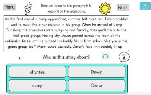 Summer Short Stories Boom Cards™ + Worksheets BUNDLE - | Digital ...