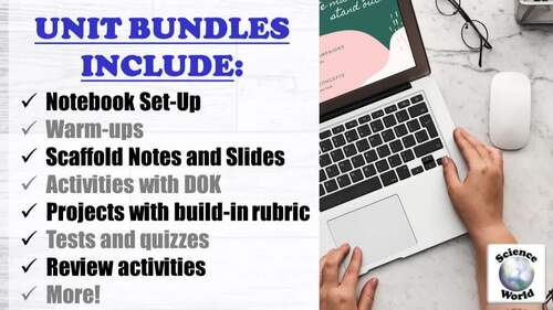 Rocks and Minerals Test | Rocks Unit Earth Science Interactive Notebook