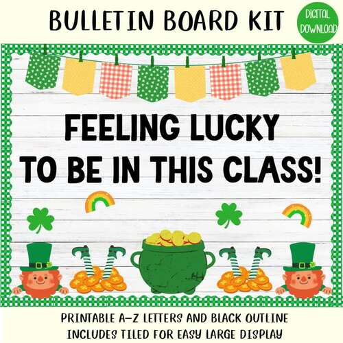 St. Patrick’s Day Bulletin Board | Feeling Lucky to Be in This Class