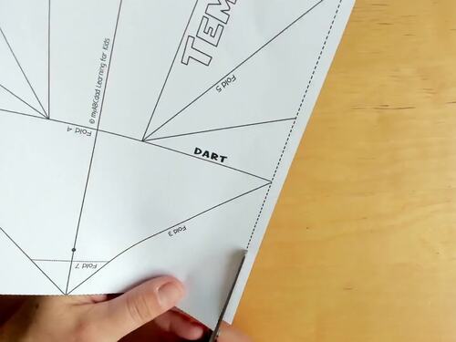 Back to School Paper Airplane DART Design Templates Craft Activity