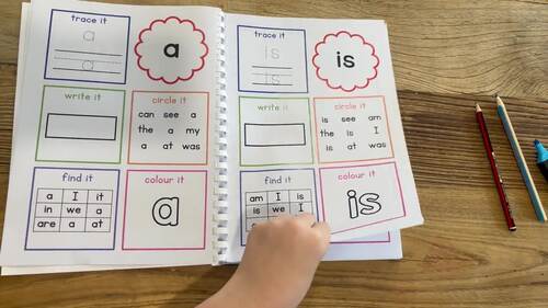 Tricky Words Workbook: Foundation Sets 1-12, 70 pages (Initialit aligned)