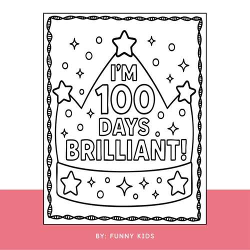 100th Day of School Coloring Pages | Fun and Engaging Activities by ...