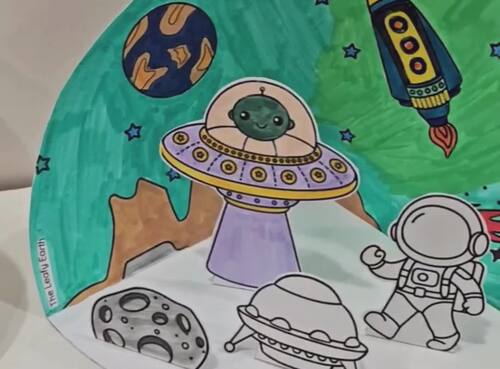 Space Craftivity and Writing, If I Were an Astronaut, Create a Planet ...