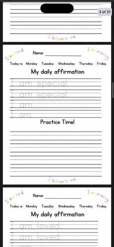 “I am” positive affirmation by Florinda Penaloza | TPT