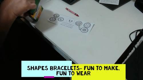 2D Shape Bracelets | Shape Watches | Pocket Chart Sort | TPT