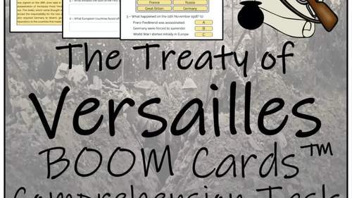 Treaty of Versailles BOOM Cards™ Comprehension Activity | 5th Grade ...