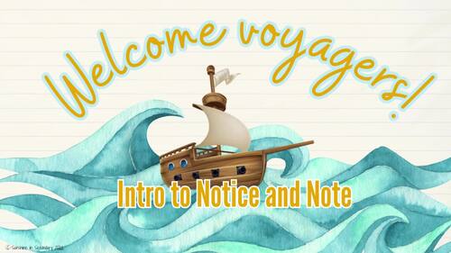 Notice and Note Google Slides and reading tracking sheet | TPT