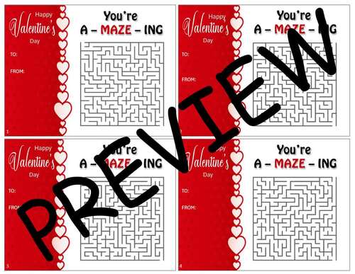 40 EDITABLE, PRINTABLE Valentines Day Cards From Teachers to Students ...