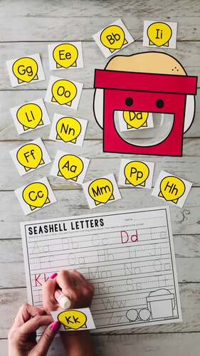 Summer Letter Tracing - Feed the Bucket - Tracing Uppercase & Lowercase ...
