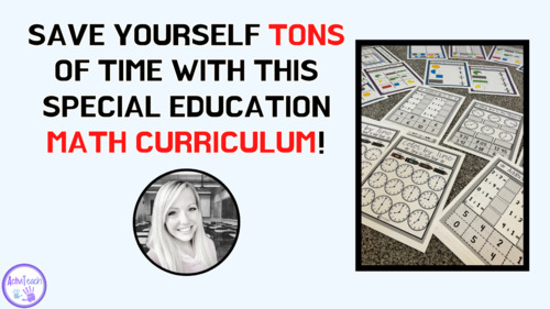 Life Skills Math Full Curriculum | Functional Special Education Math ...