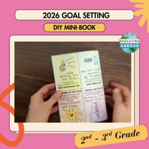 2026 New Year Goal Setting Mini-Book for 2nd - 3rd Grade (FREE Updates ...