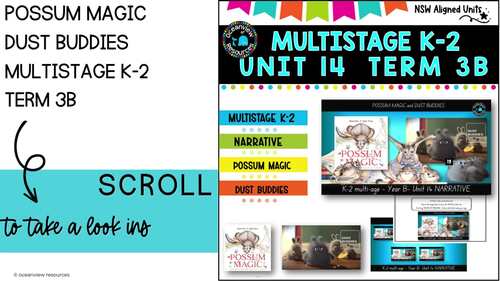 POSSUM MAGIC, DUST BUDDIES NSW Multi Stage K2 Unit 14 comp B ENGLISH ...
