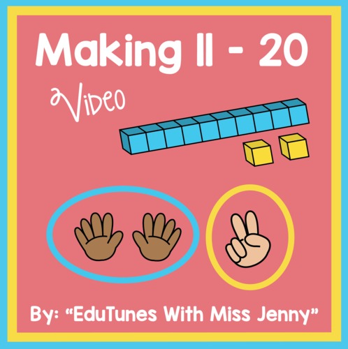 Place Value / K-1 Number Sense Video: Making 11 Through 20 | TpT