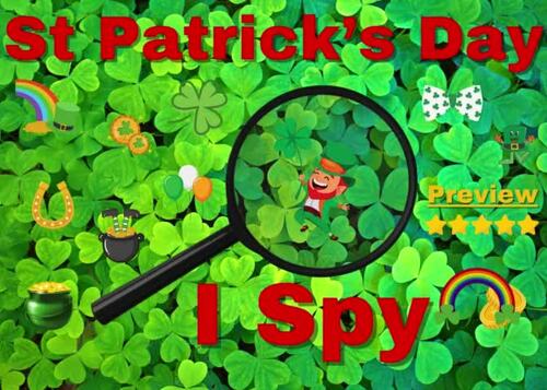 St Patricks I Spy Boom Cards™ Activity March by IncredibleDesigns