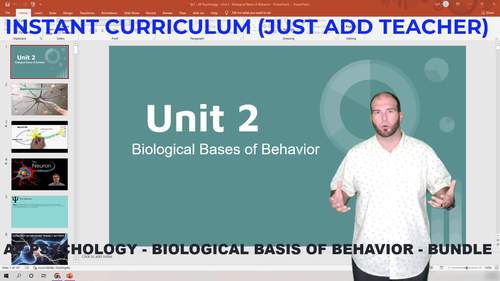 AP PSYCHOLOGY - Unit 2 - Biological Basis of Behavior BUNDLE | TPT