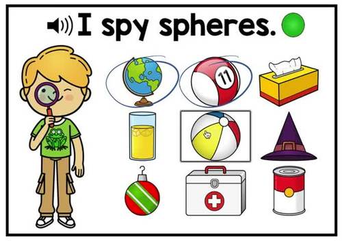 I Spy 3D Shapes Kindergarten Boom Cards | TPT