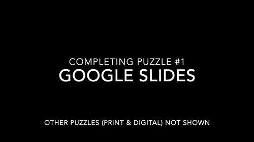 Basic Spanish Questions Jigsaw Puzzles Print and Google Slides | TPT