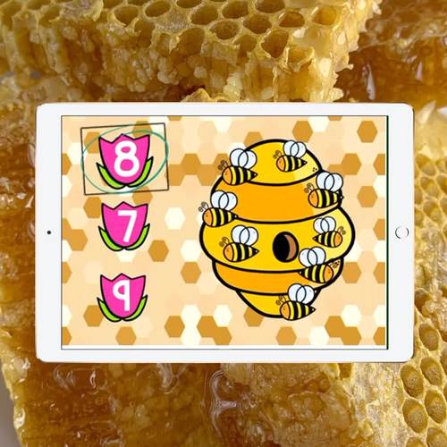 Find the numbers 1 to 10 Boom cards Bees by LOL - Life of Learning