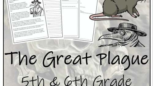 Great Plague Close Reading Comprehension Activities | 5th Grade & 6th Grade