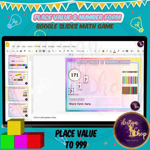 Place Value Games and Task Cards Google Slides Distance Learning - Set 2