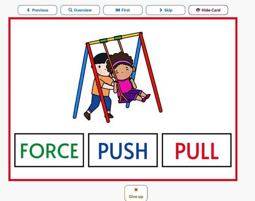 Force and Motion Kindergarten | Force and Motion 3rd Grade Boom Cards