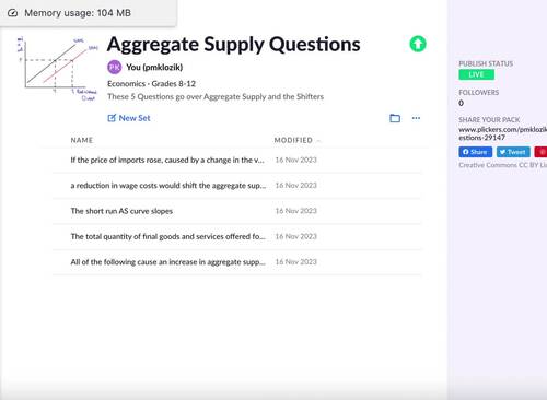 Full Year Economics Plickers Mega Bundle 250 Questions for High School ...